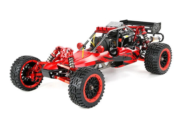 XTC RC RACING Baja Buggy Pro Full Aluminum + LED Wild 1:5 Rtr 45ccm 5ps ...