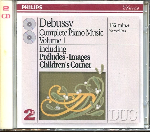 DEBUSSY / COMPLETE Piano Music Volume 1 - Werner Haas - 2xCD - COMME NEUF EUR 5,26 - PicClick FR
