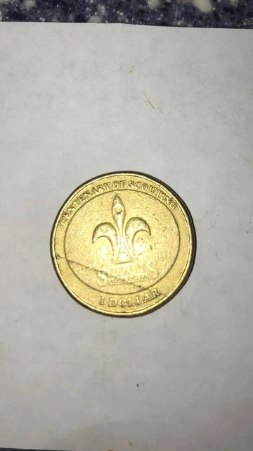 RARE AUSTRALIAN 1 Dollar Coin (Dye Crack Error) $1,000.00 - PicClick AU