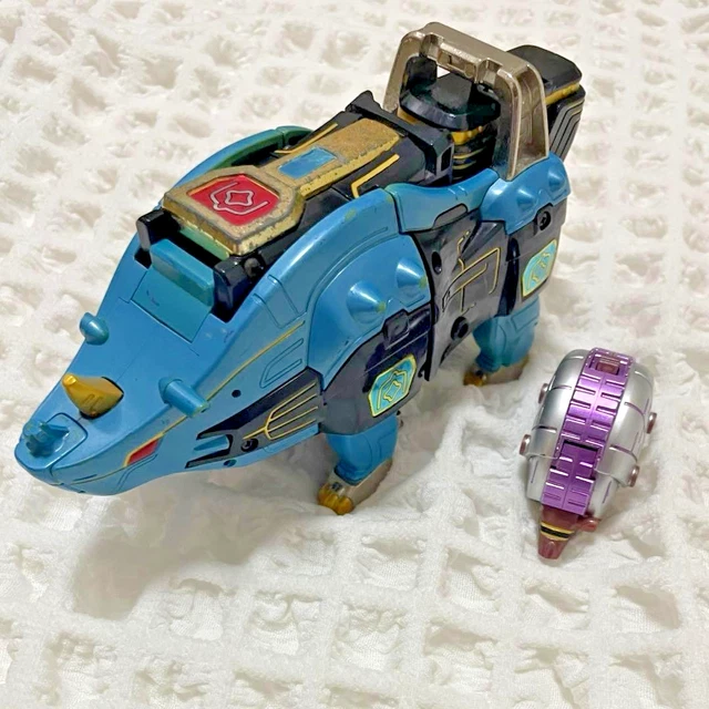 POWER RANGERS DX Gao Rhino Majino Armadillo Wild Force Gaoranger Set ...