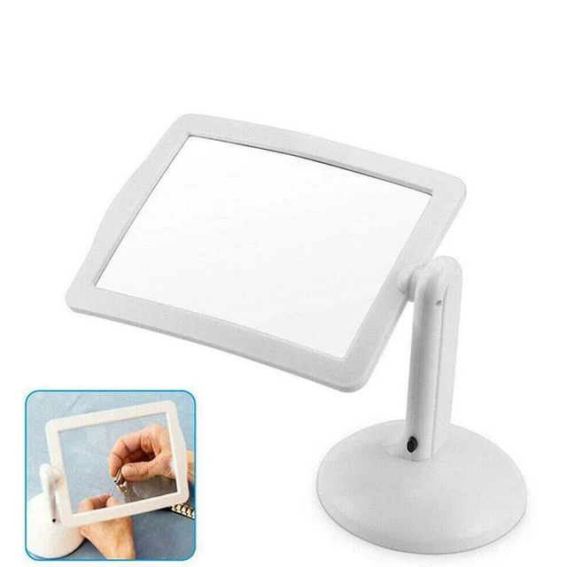 GROSSE LED-LUPE MIT Standleuchte Handlupe faltbare Klemme EUR 9,16 ...