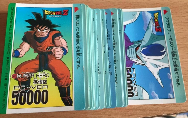 CARTE DRAGON BALL Z DBZ PP Card Part 14 #Reg Set AMADA 1991 MADE IN ...