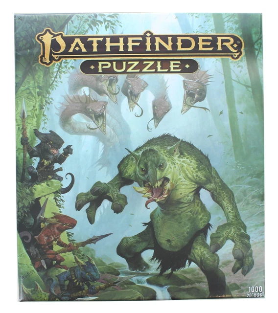 PATHFINDER PUZZLE BESTIAIRE 1000 Pièces Puzzle En Bois EUR 21,00 ...