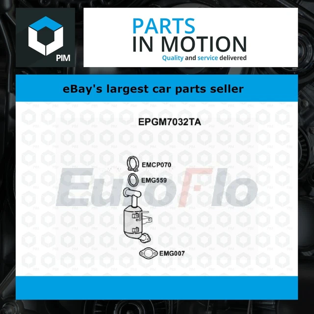 DIESEL PARTICULATE FILTER DPF EPGM7032TA EuroFlo Soot 55567233 855273 ...