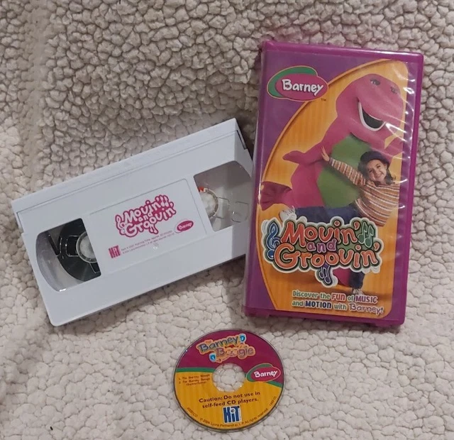 BARNEY VHS TAPE Video Movin' and Groovin' 2004 Children’s Show With ...