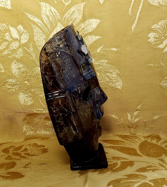 MAYAN AZTEC TRIBAL Mask Abalone Salamander Lizard Mexican $15.00 ...