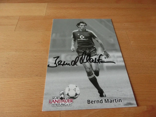 BAYERN MÜNCHEN BERND MARTIN Legende original signiert EUR 6,00 - PicClick DE