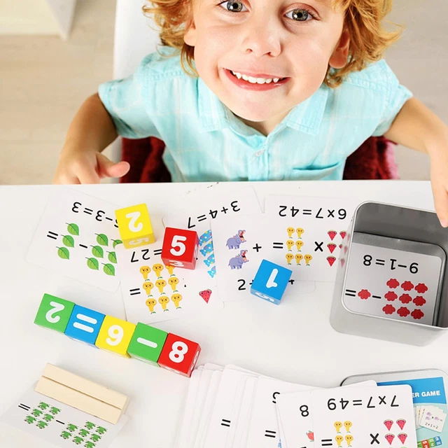 JEU DE CARTES Flash mathématiques, tri et correspondance de 8 blocs de ...