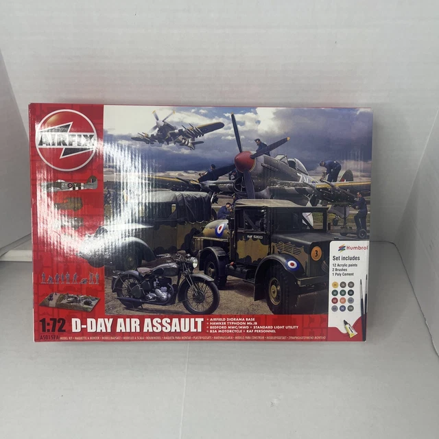 AIRFIX D-DAY AIR Assault Diorama Model Kit - Paints NOT Included ...