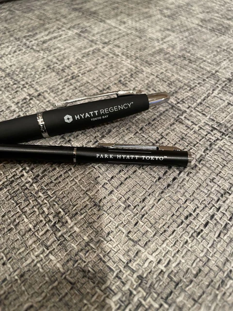 PARK HYATT TOKYO Hyatt Regency Tokyo Bay Ballpoint Pen Set of 2 #47fd7c ...