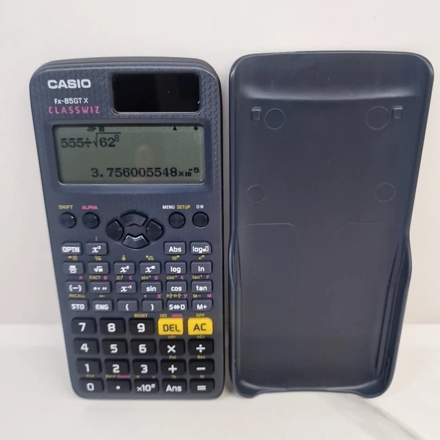 CASIO FX-85GTX CLASSWIZ Dual Fuel Scientific Calculator Black £23.99 ...