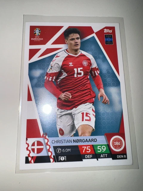 TOPPS UEFA EURO 2024 Match Attax - Christian Nørgaard $1.00 - PicClick AU