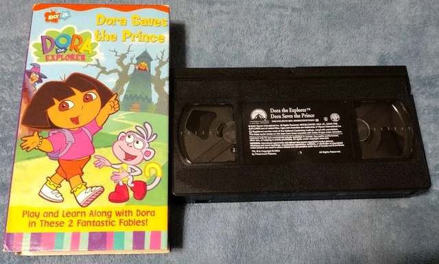 Dora The Explorer Dora Saves The Prince Vhs 2002 Rare 2005 Pressing Tested £906 Picclick Uk