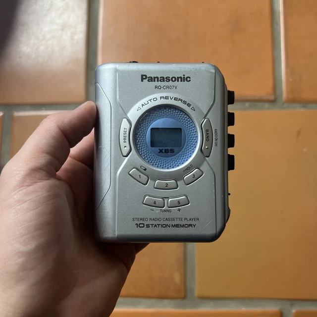 PANASONIC RQ-CR07V Portable Cassette Player With Am Fm. Fully Tested ...