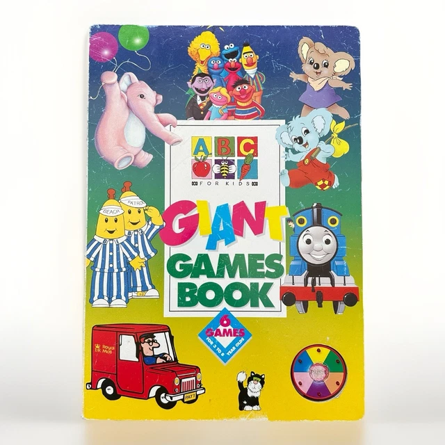 VINTAGE ABC KIDS Giant Games Book - Johnson & Friends + MORE!! $84.95 ...