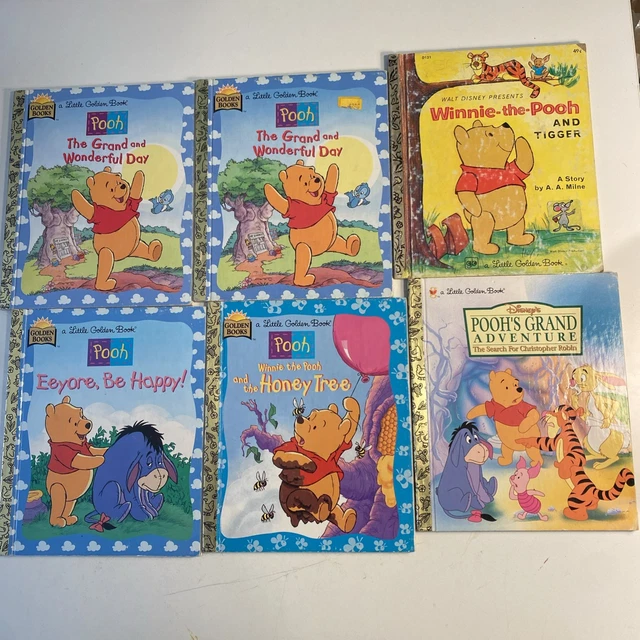 WINNIE THE POOH Little Golden Book Lot of 6 Hardcover Books £9.03 ...