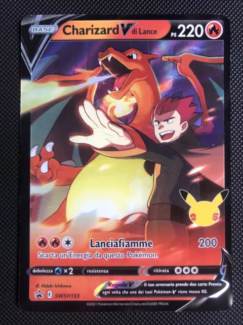 CARTE POKEMON CHARIZARD V DI LANCE SWSH133 + GRAN FESTA NM/MINT Inglese ... CARTE POKEMON CHARIZARD V DI LANCE SWSH133 + GRAN FESTA NM/MINT Inglese ...