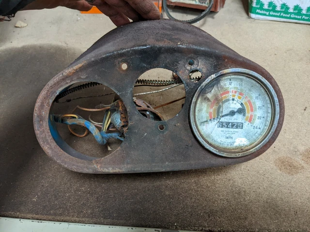 ORIGINAL FORDSON SUPER Major Dash Panel Rev Counter Gauge May Be ...