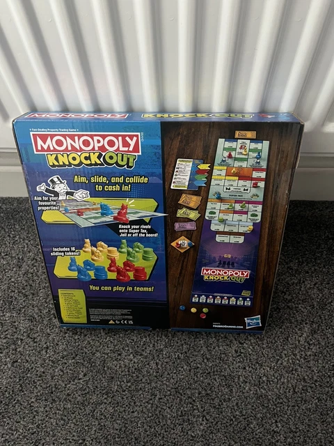 HASBRO MONOPOLY KNOCKOUT Family Board Game 2024 - (8+) - New & Sealed £ ...