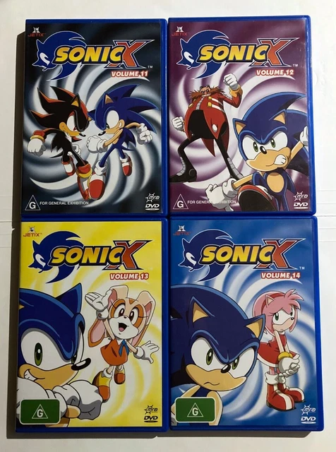 SONIC X VOLUME 11 12 13 14 15 16 17 Sonic the Hedgehog TV Anime - RARE ...