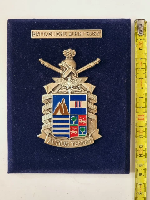 CREST ALPINI BATTAGLIONE Susa Esercito Italiano Altius Tendo EUR 32,00 ...