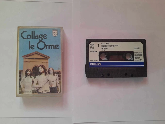 MUSICASSETTA LE ORME "Collage" originale 1971 EUR 8,90 - PicClick IT