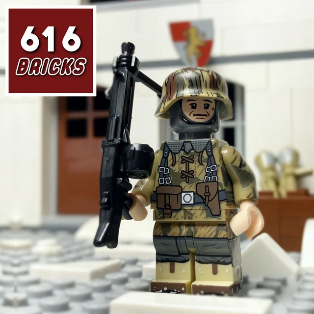 LEGO WW2 GERMAN MOC Waffen SS Machine Gunner (Brand New) + MG42 EUR 14 ...