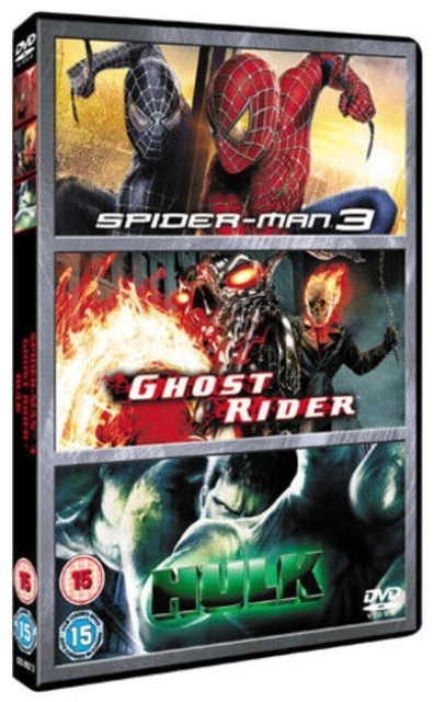 SPIDER-MAN 3/GHOST RIDER/HULK Tobey Maguire 2008 DVD Top-quality EUR 2 ...