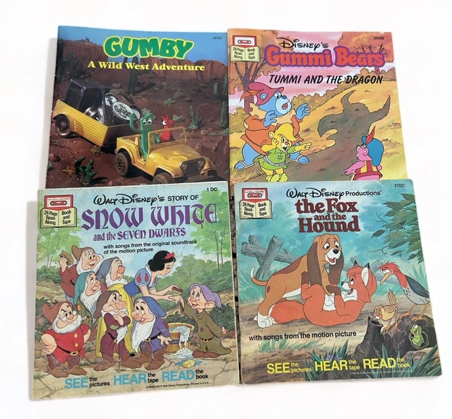 WALT DISNEY VINTAGE Read Along Book 24 Page- 1970’s X 11 Books £49.19 ...