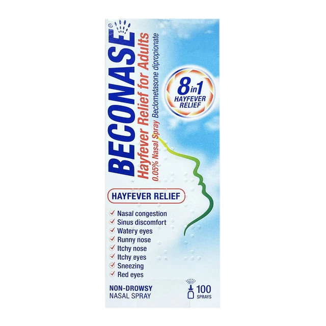 BECONASE HAYFEVER RELIEF Nasal Spray - 6 x 100 Doses - RM24 £69.49 ...