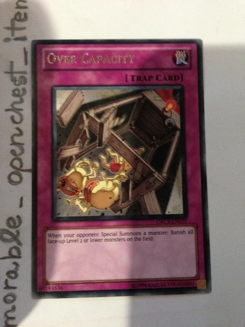 OVER CAPACITY *ORCS-EN077 ENGLISH Yu Gi Oh! EUR 1,15 - PicClick DE