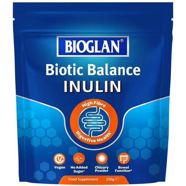 BIOGLAN INULIN | Prebiotic Fibre Supplement | 250 g (Pack of 1), White ...