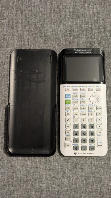TEXAS INSTRUMENTS TI-83 Premium CE Édition Python Calculatrice ...
