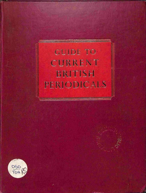 GUIDE TO CURRENT British periodicals, Mary Toase, Good Condition, ISBN ...