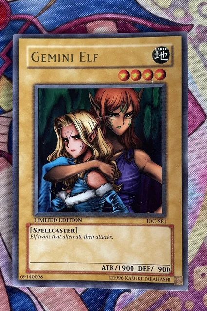 YUGIOH, GEMINI ELF, IOC-SE1, Ultra Rare, Limited Edition, LP/NM £2.99 ...