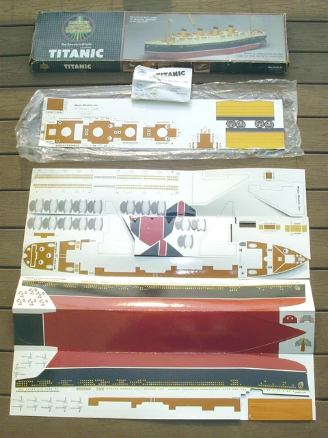 RARE VINTAGE 1985 Magic Models Titanic Kit By Robert Marshall £38.11 ...