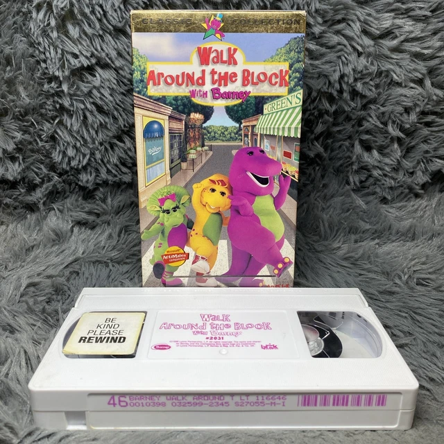 BARNEY - WALK Around the Block with Barney VHS 1999 Classic Collection ...