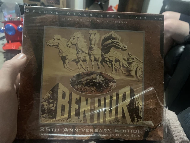 BEN HUR 35TH Anniversary Edition VHS Movie (2 Tapes Box Set, Charlton ...