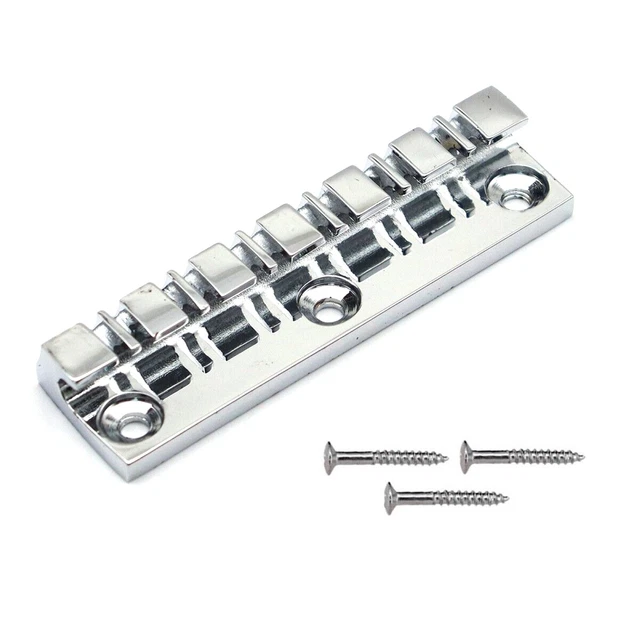 12-STRINGS ANCHOR TYPE Metal Electric Guitar Bridge Fixed Harp Bridge ...