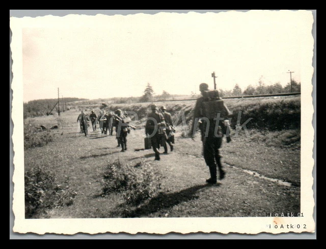 FOTO, WK2, EINSATZ Leslau/Włocławek, auf dem Weg zur Stellung...., 5026 ...