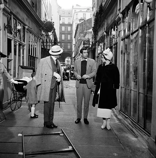 DIRECTOR ROGER VADIM With Actors Bernard Noel Catherine Spaak On T- Old ...