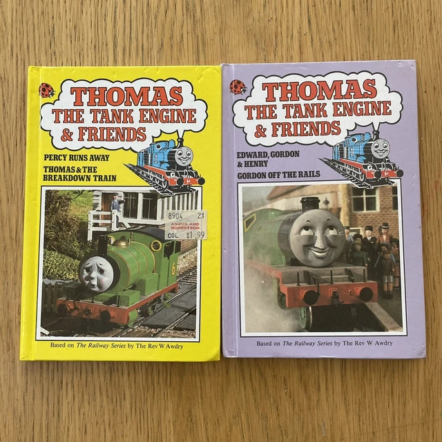 THOMAS THE TANK Engine and Friends | x2 Books | HC 1984 | Vintage Rare ...