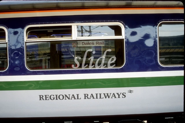 BRITISH RAILWAYS REGIONAL Railways Logo 158427 Dmu 1996 Orig Slide ...
