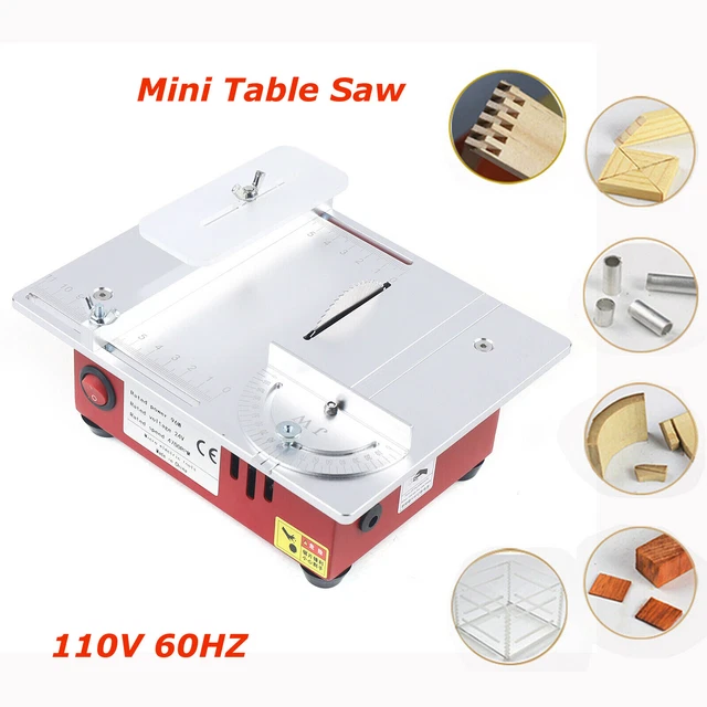 MINI SMALL TABLE Saw Bench Top Saw Household Hobby ModelWood PCB ...