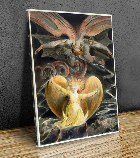 WILLIAM BLAKE THE Great Red Dragon print art or print only £13.99 ...
