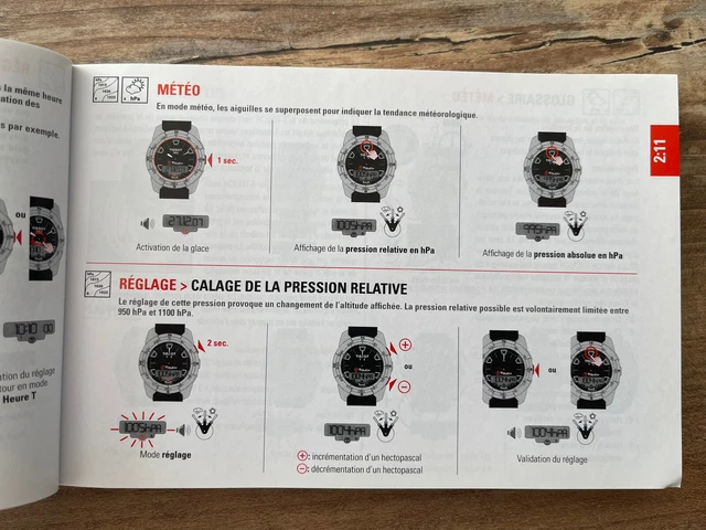 MANUEL / NOTICE d’utilisation pour montre Tissot T-Touch Expert EUR 2 ... MANUEL / NOTICE d’utilisation pour montre Tissot T-Touch Expert EUR 2 ...