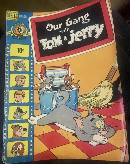 OUR GANG COMICS #56 1949- Tom & Jerry- Golden Age VG- £23.24 - PicClick UK