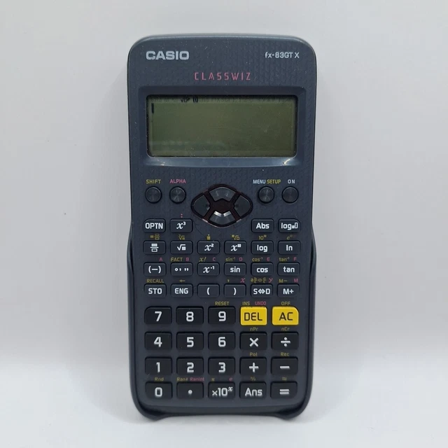 CASIO FX-83GTX CLASSWIZ Scientific Calculator Black GCSE Exam £25.00 ...