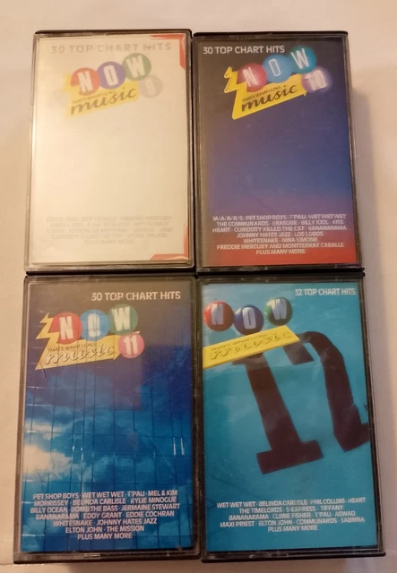 NOW THAT'S WHAT I Call Music Cassette Tapes Volume 9-12 £16.31 ...