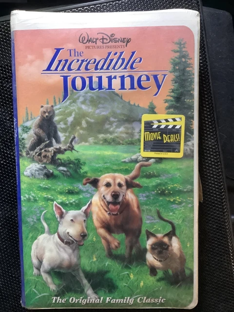 HOMEWARD BOUND THE Incredible Journey VHS Tape Clamshell 1998 Walt ...